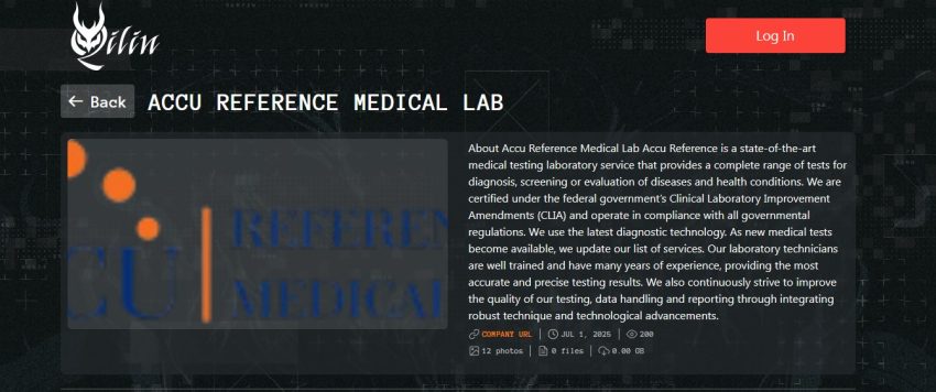 Qilin claims attack on Accu Reference Medical Laboratory. It wasn’t the ...