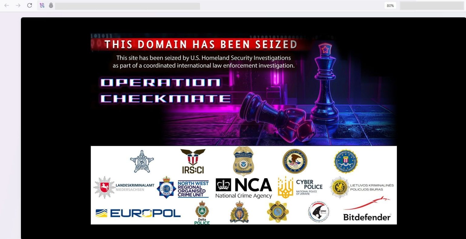 BlackSuit ransomware site seized as part of Operation Checkmate – DataBreaches.Net